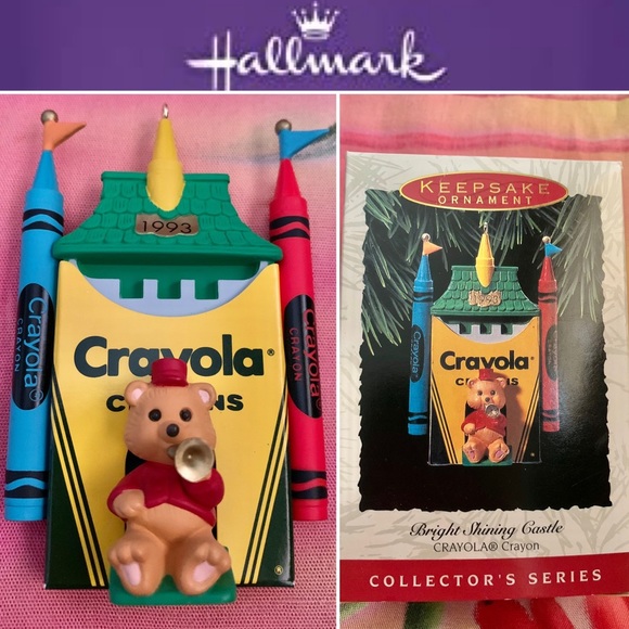 Hallmark | Holiday | Hallmark 993 Keepsake Crayola Crayon Ornament ...